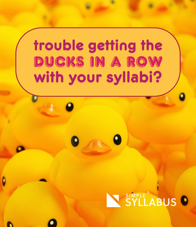 Get Your Ducks in a Row - Simple Higher Ed